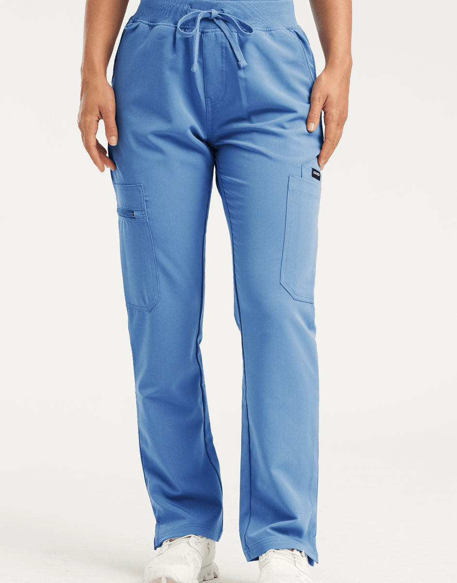 Essential Multi-Pocket Scrub Pants Ceil Blue – Airmed Scrubs