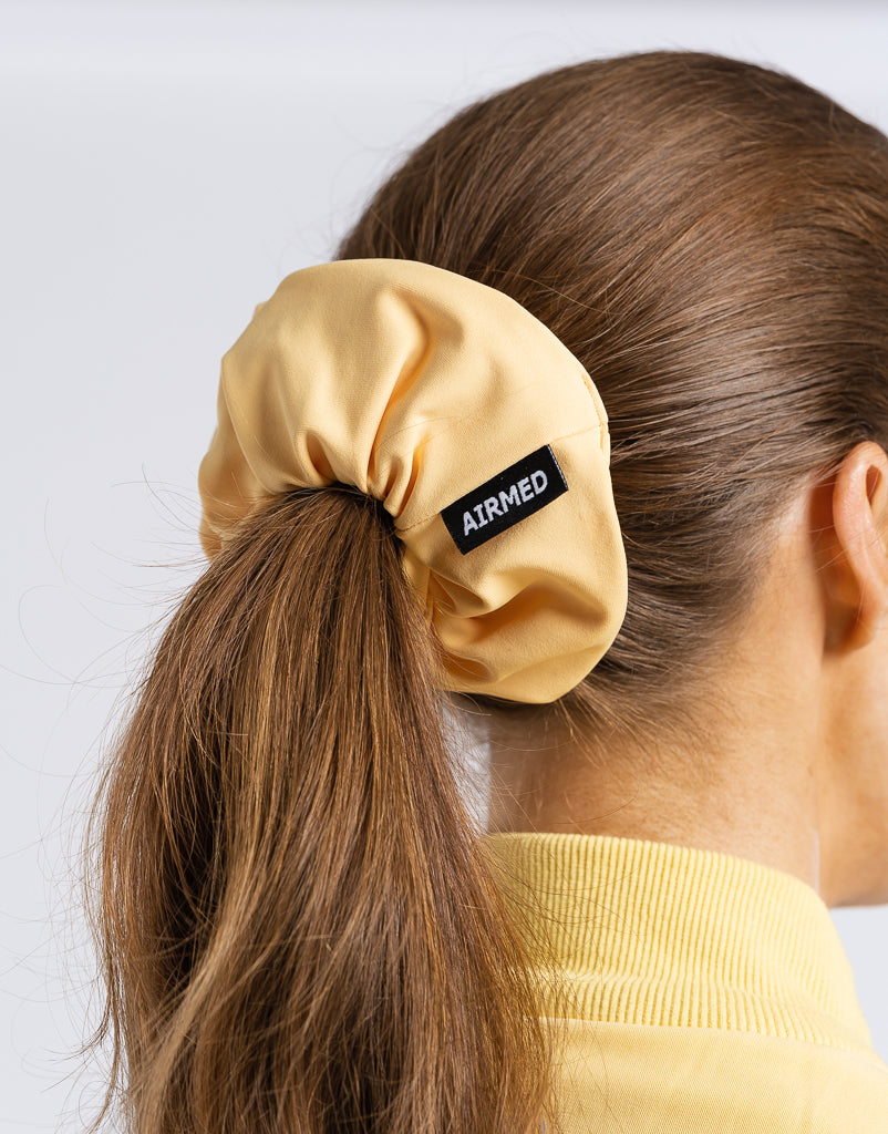 Essential Hair Scrunchie - Yellow – Airmed Scrubs