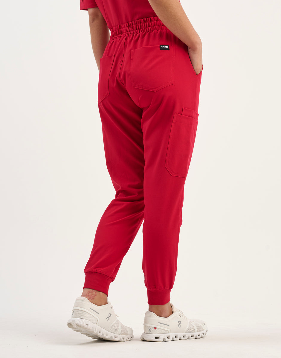Aspire Red Joggers – Airmed Scrubs