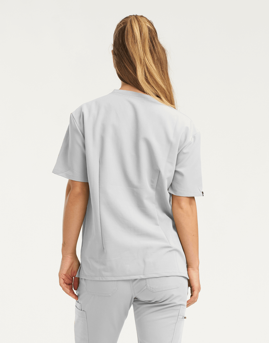Essential V Neck Scrub Top - Tail Light – Airmed Scrubs