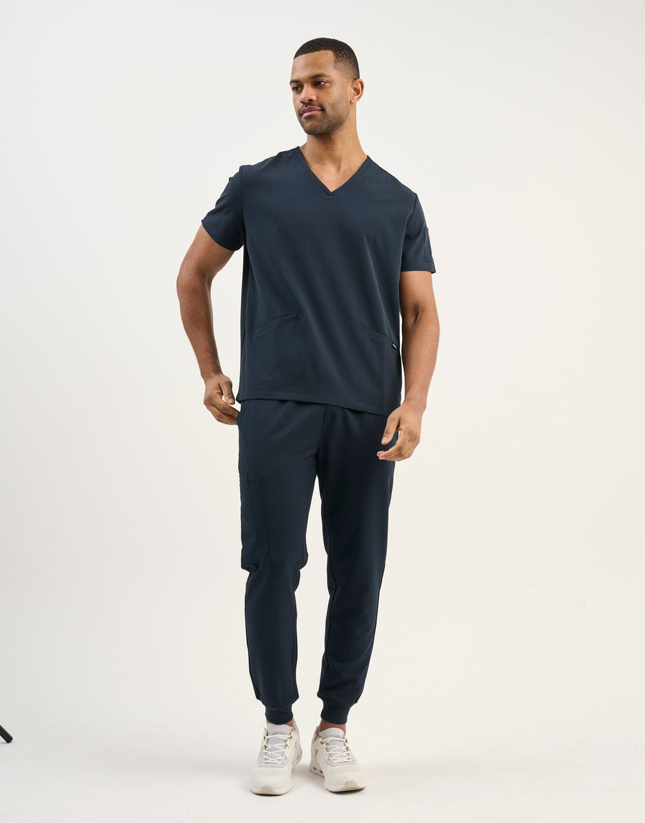 Aspire V Neck Scrub Top - Midnight Navy – Airmed Scrubs