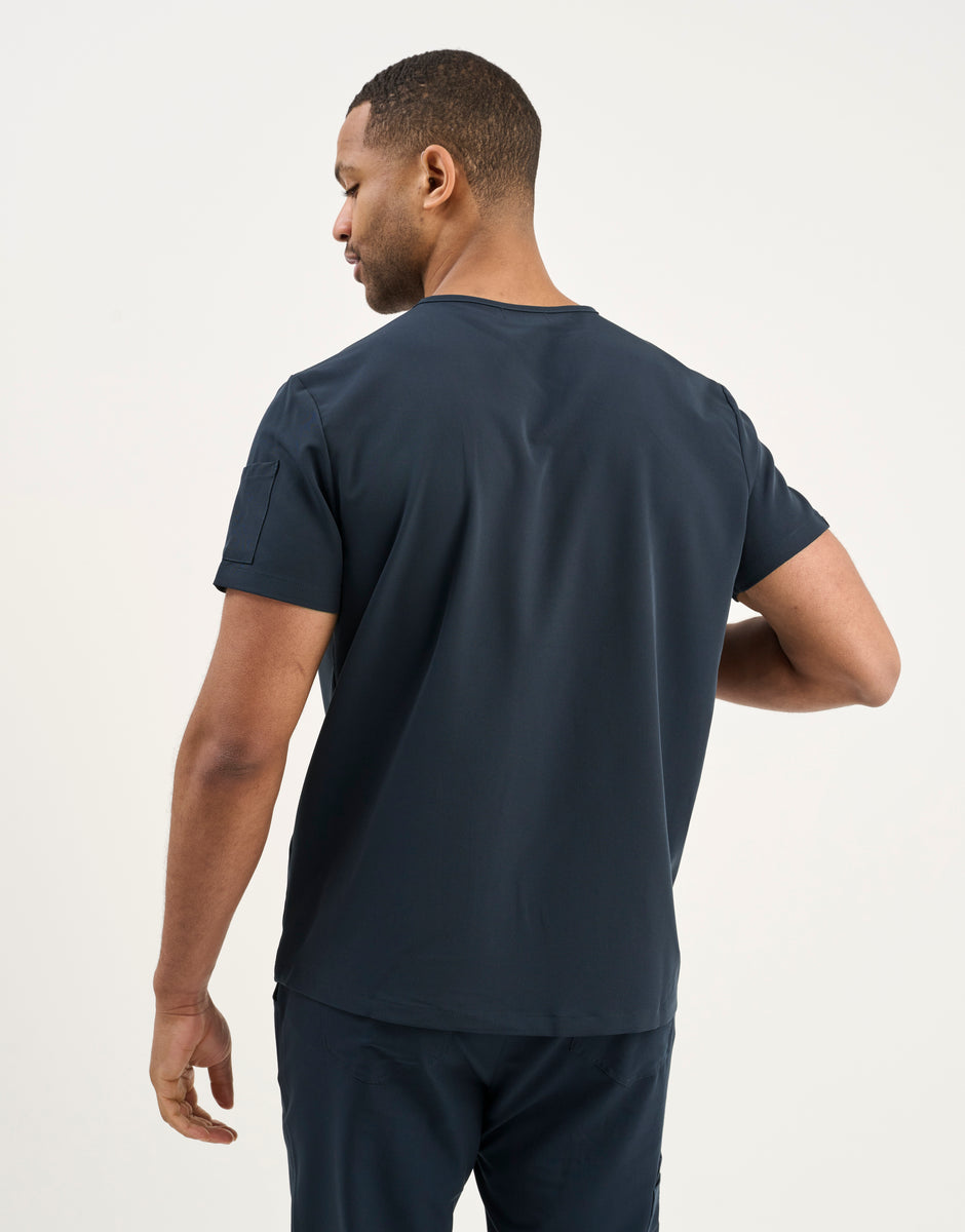 Aspire V Neck Scrub Top - Midnight Navy – Airmed Scrubs