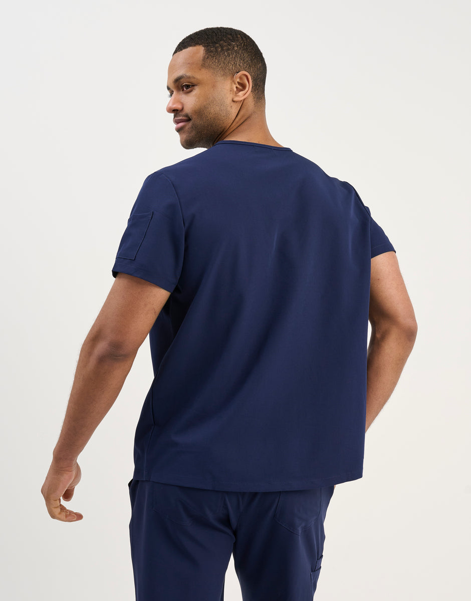 Aspire V Neck Scrub Top - True Navy – Airmed Scrubs
