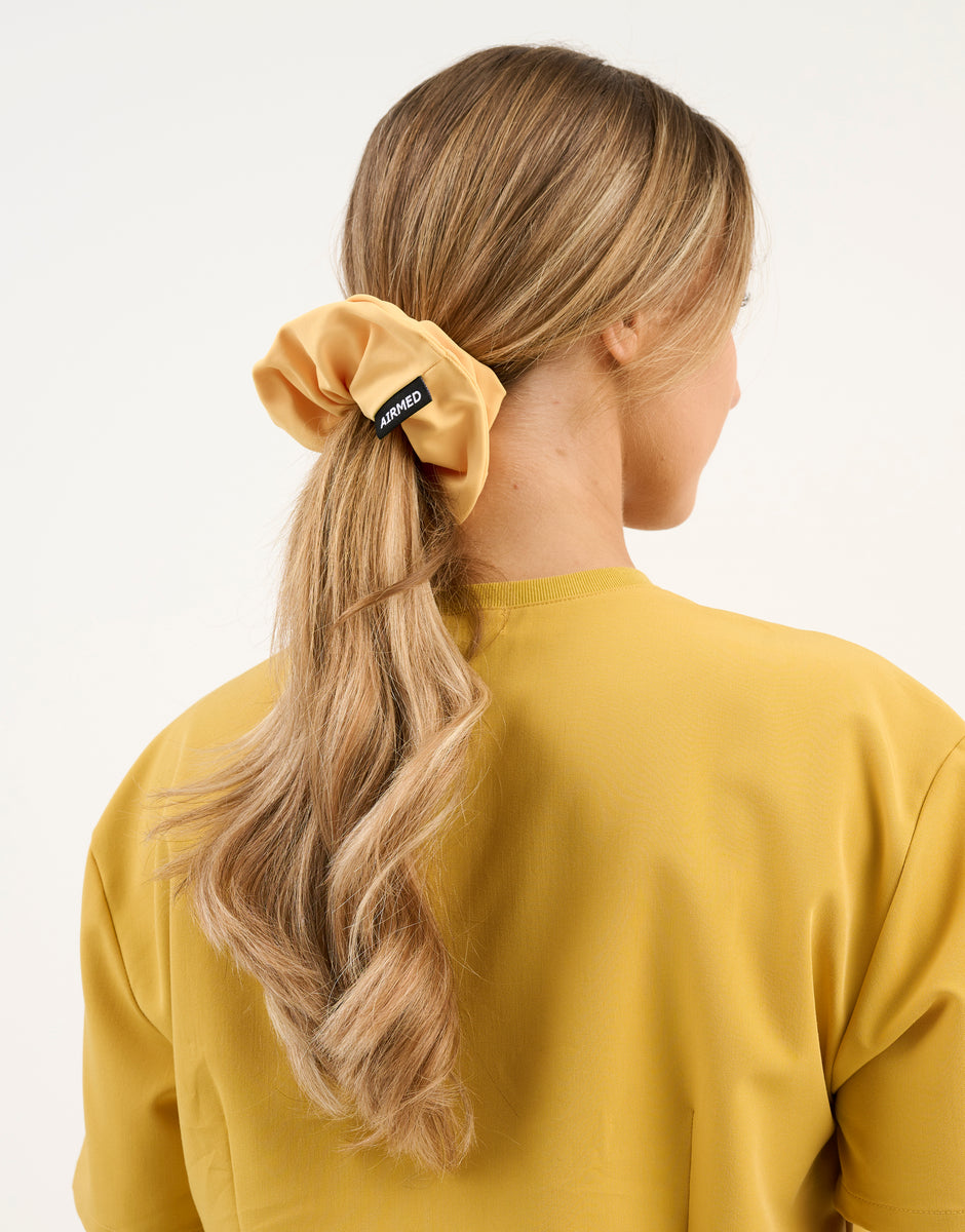 Essential Hair Scrunchie - Yellow – Airmed Scrubs
