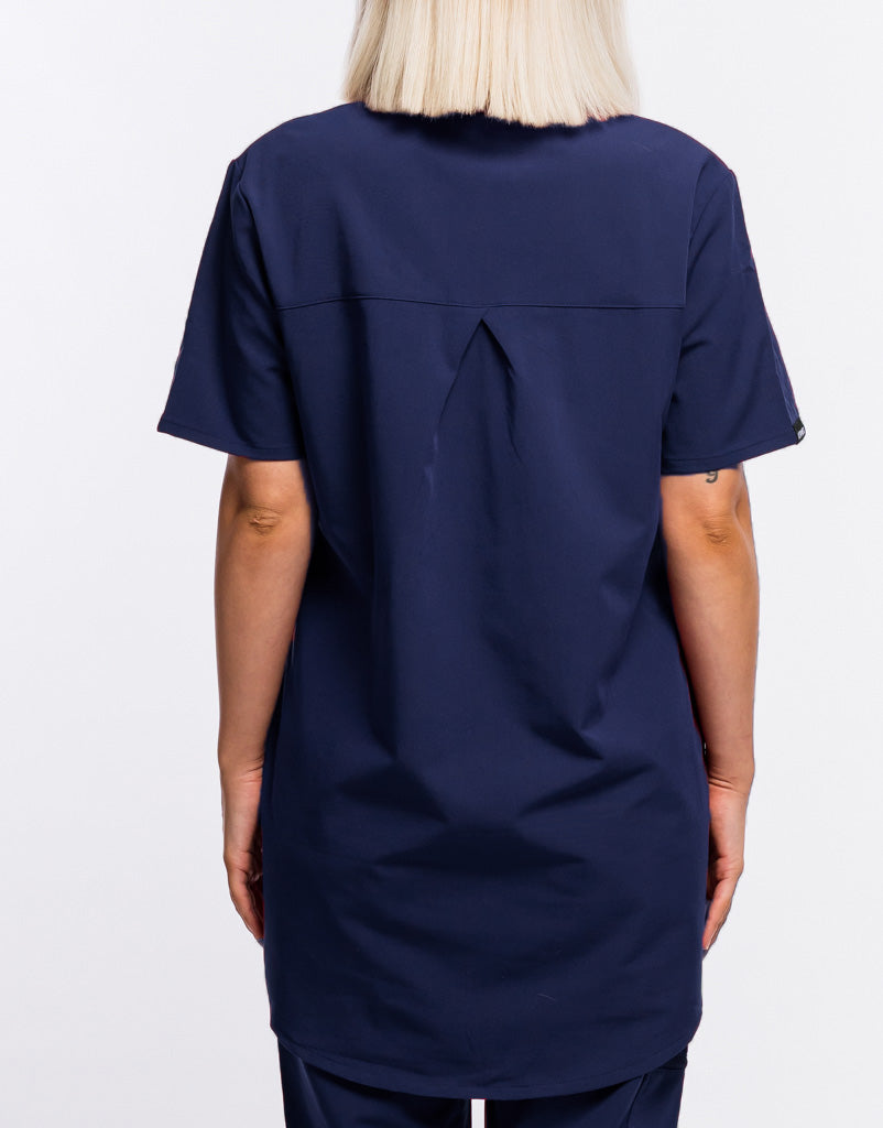 Essential Everyday True Navy Maternity Scrub Top – Airmed Scrubs
