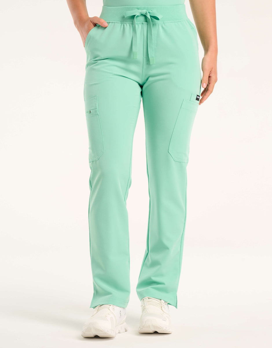 Essential Multi-Pocket Scrub Pants - Ocean Mint – Airmed Scrubs