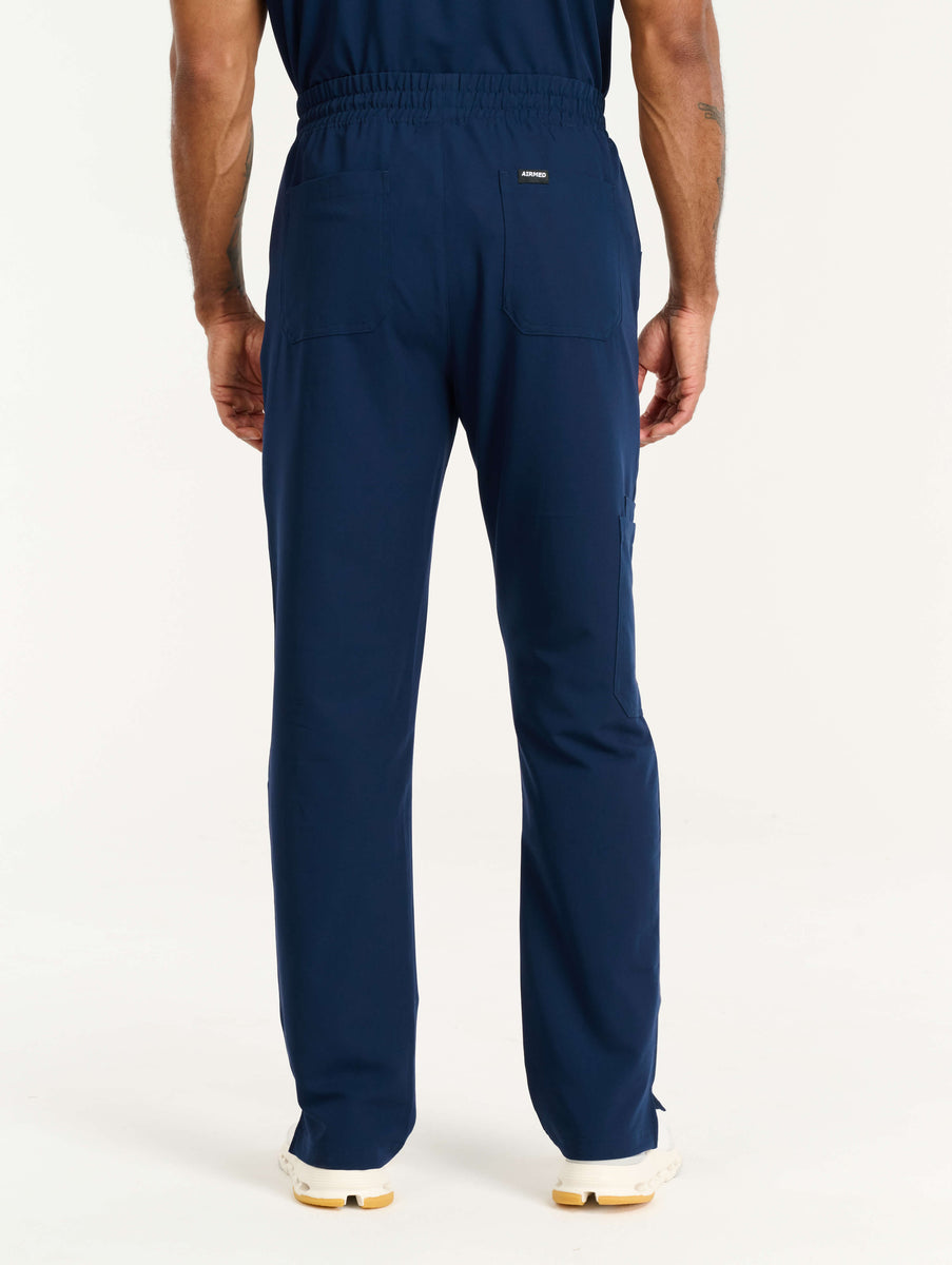 Aspire Straight Leg Scrub Pants - True Navy – Airmed Scrubs