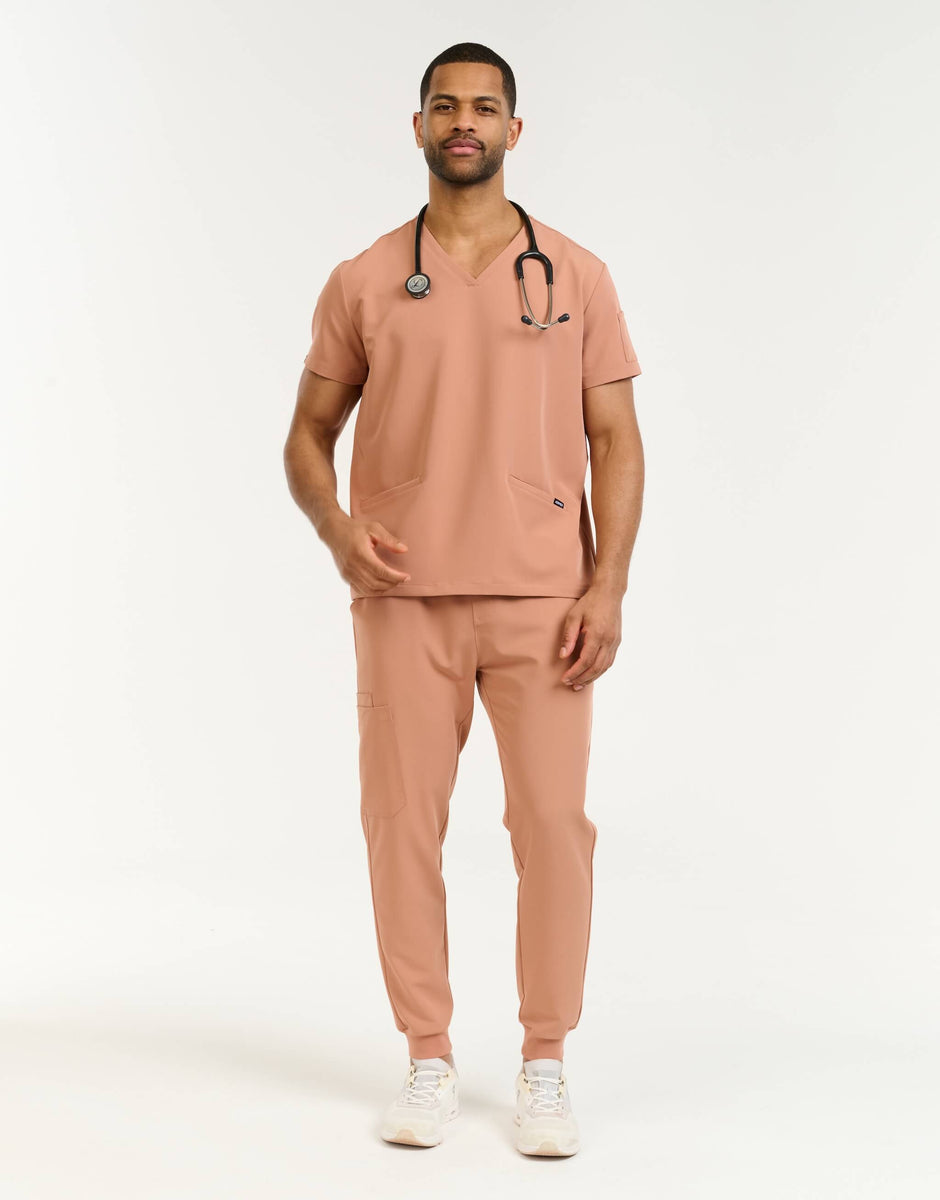 Aspire Jogger Scrub Pants - Canyon Clay – Airmed Scrubs