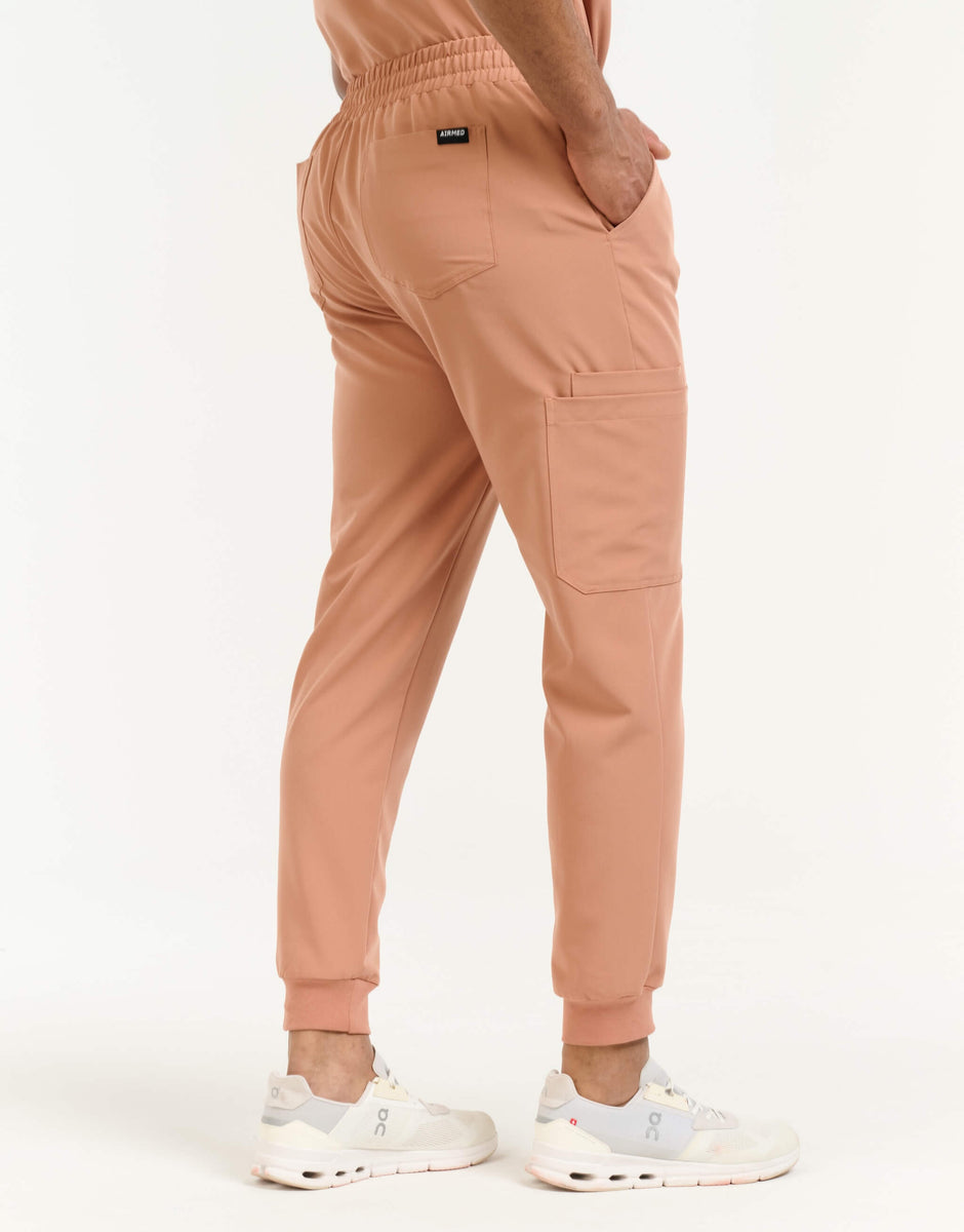 Aspire Jogger Scrub Pants - Canyon Clay – Airmed Scrubs